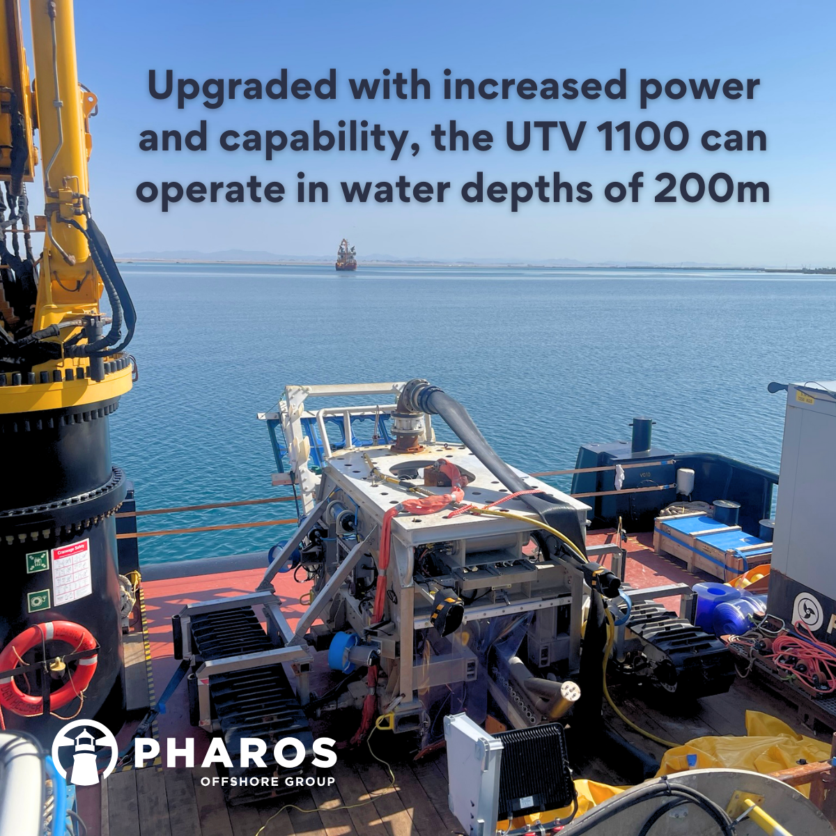 Pharos’ Surface-fed Jet-trencher Rebranded to UTV-1100 - PHAROS offshore